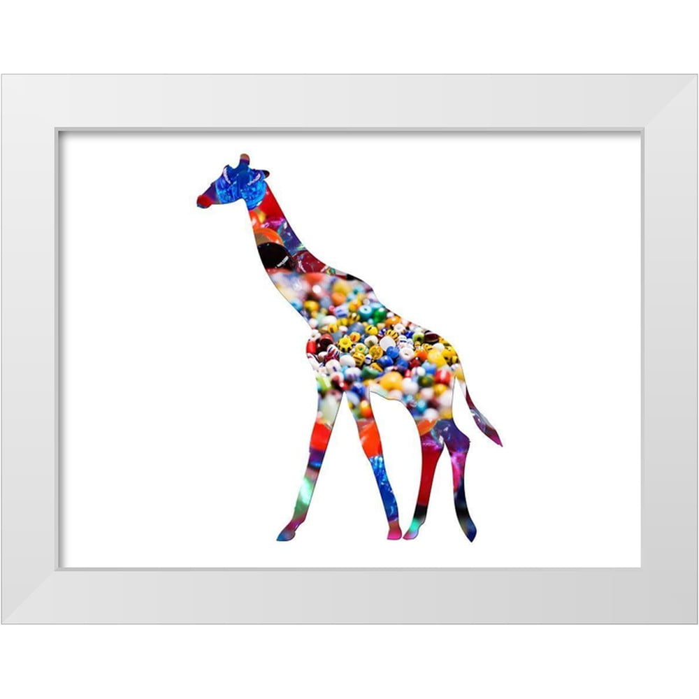 Lewis, Sheldon 18x15 White Modern Wood Framed Museum Art Print Titled - Colors In The Rafter ...