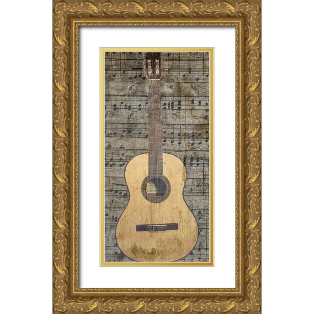 Lewis, Sheldon 18x32 Gold Ornate Wood Framed with Double Matting Museum ...