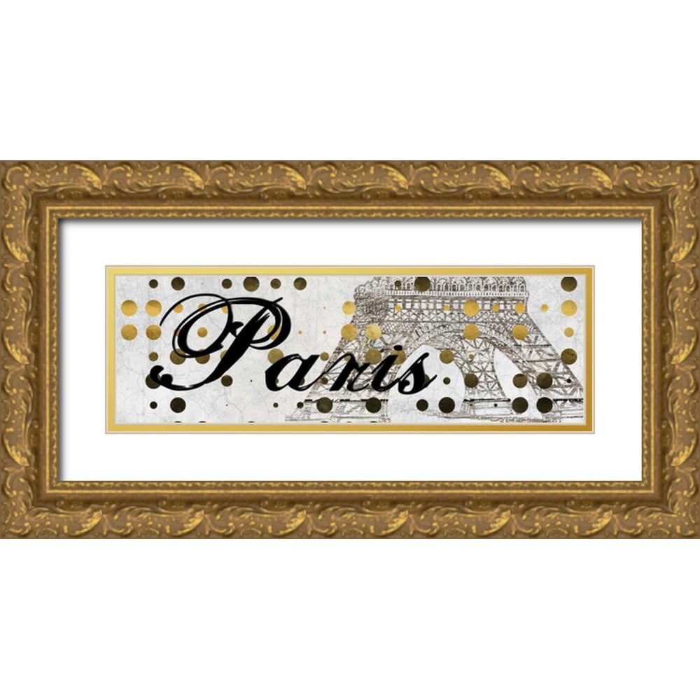 Lewis, Sheldon 18x8 Gold Ornate Wood Framed with Double Matting Museum ...