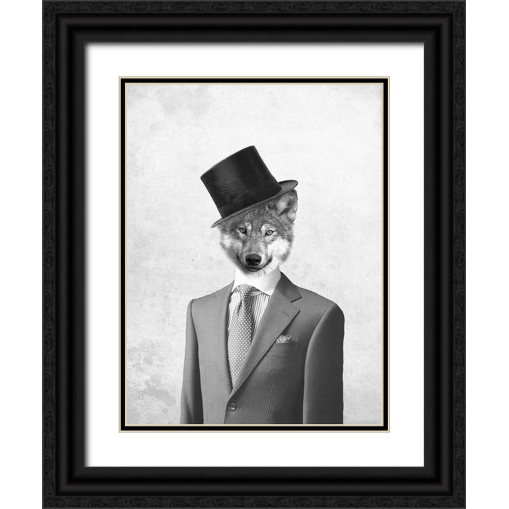Lewis, Sheldon 19x24 Black Ornate Wood Framed with Double Matting ...