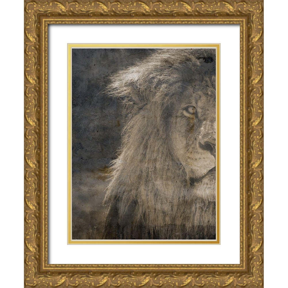 Lewis, Sheldon 19x24 Gold Ornate Wood Framed with Double Matting Museum ...