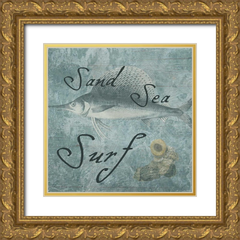 Lewis, Sheldon 20x20 Gold Ornate Wood Framed with Double Matting Museum ...