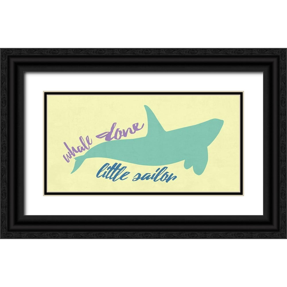 Lewis, Sheldon 24x14 Black Ornate Wood Framed with Double Matting ...