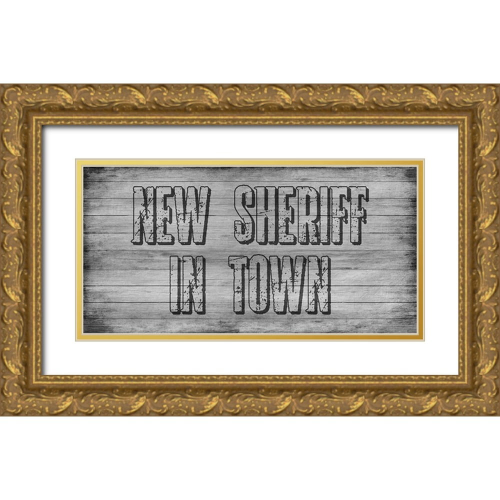 Lewis, Sheldon 24x14 Gold Ornate Wood Framed with Double Matting Museum ...