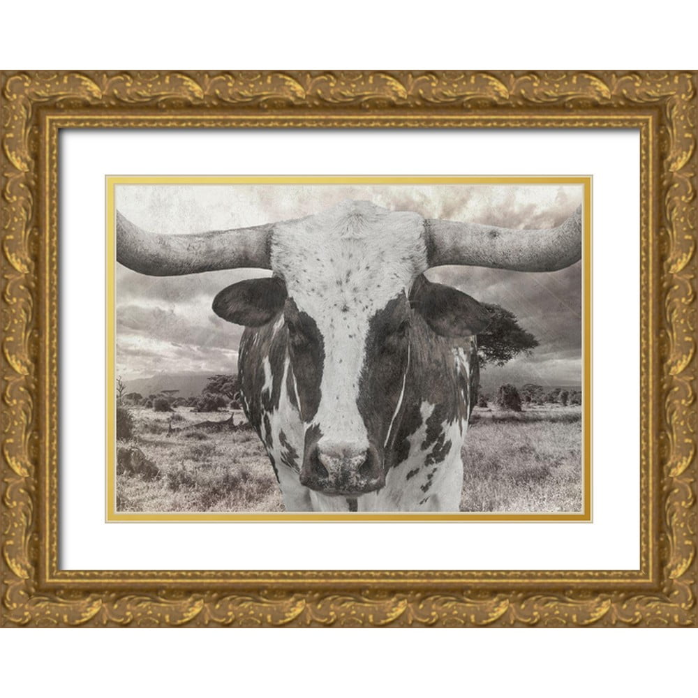 Lewis, Sheldon 24x18 Gold Ornate Wood Framed with Double Matting Museum ...