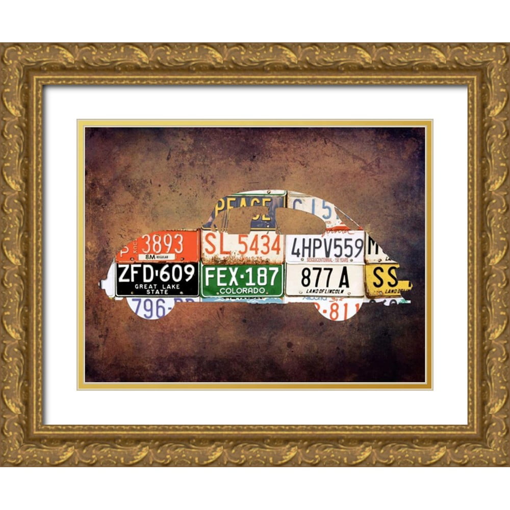 Lewis, Sheldon 24x19 Gold Ornate Wood Framed with Double Matting Museum ...