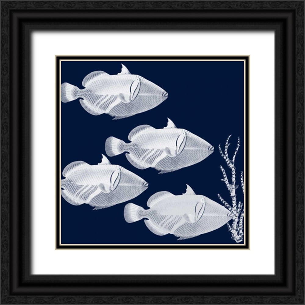 Lewis, Sheldon 26x26 Black Ornate Wood Framed with Double Matting ...