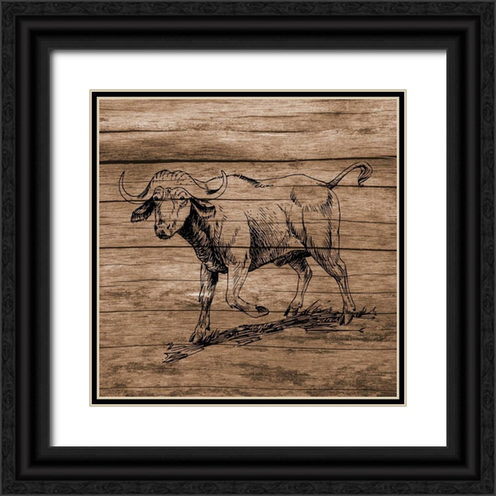 Lewis, Sheldon 26x26 Black Ornate Wood Framed with Double Matting ...