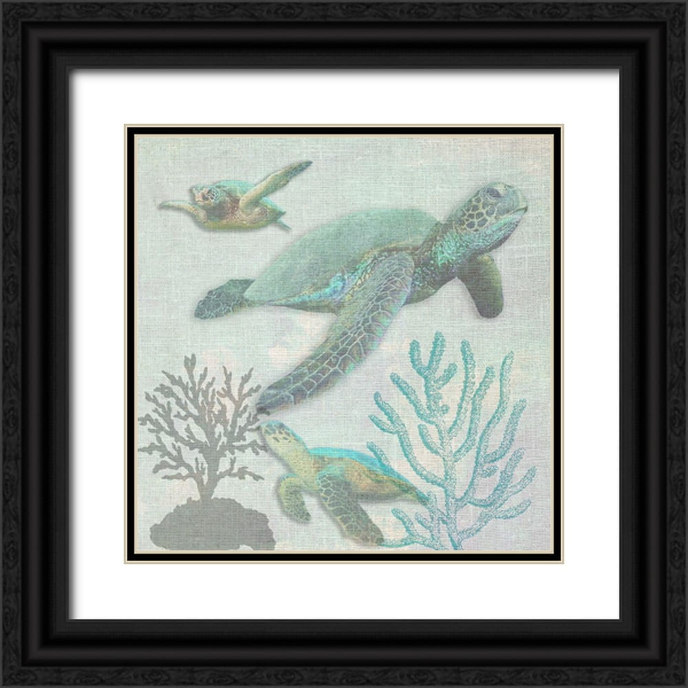 Lewis, Sheldon 26x26 Black Ornate Wood Framed with Double Matting ...