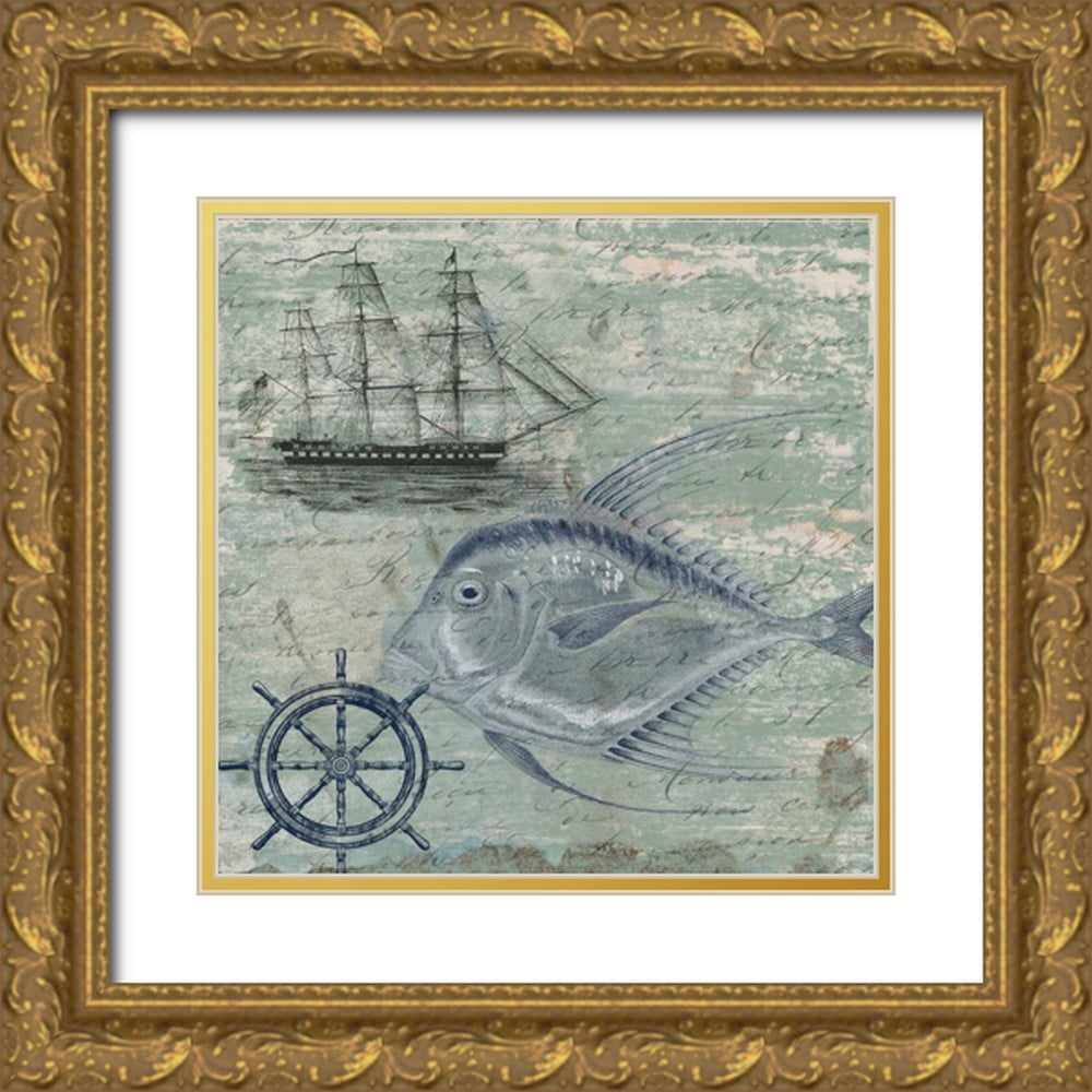 Lewis, Sheldon 26x26 Gold Ornate Wood Framed with Double Matting Museum ...