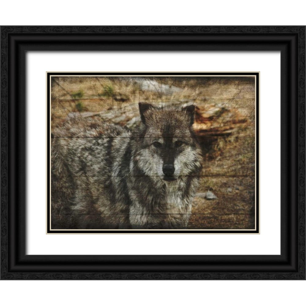 Lewis, Sheldon 32x25 Black Ornate Wood Framed with Double Matting ...