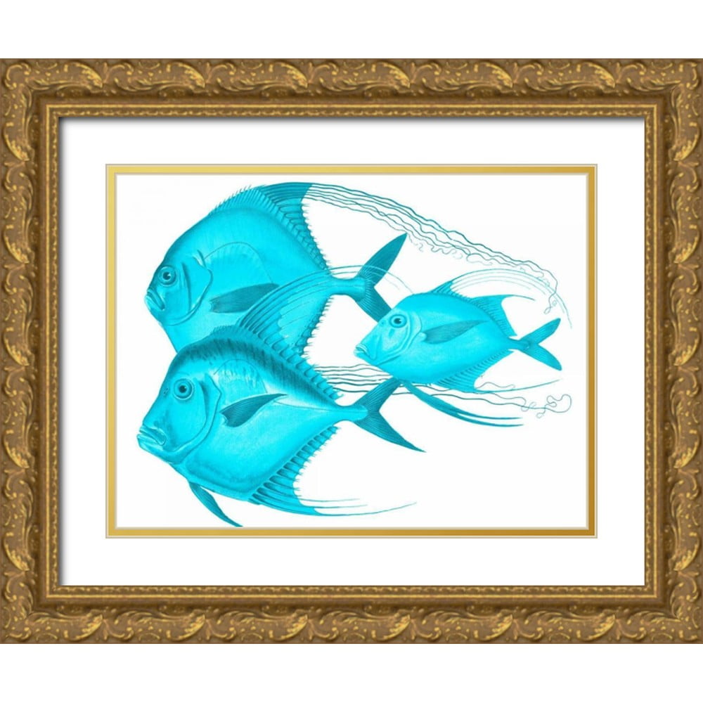 Lewis, Sheldon 32x25 Gold Ornate Wood Framed with Double Matting Museum ...