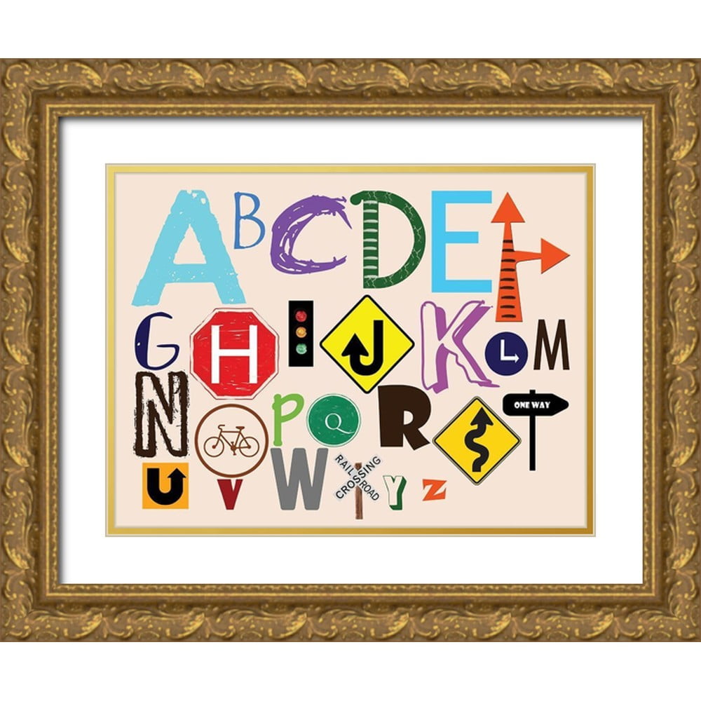 Lewis, Sheldon 32x25 Gold Ornate Wood Framed with Double Matting Museum ...