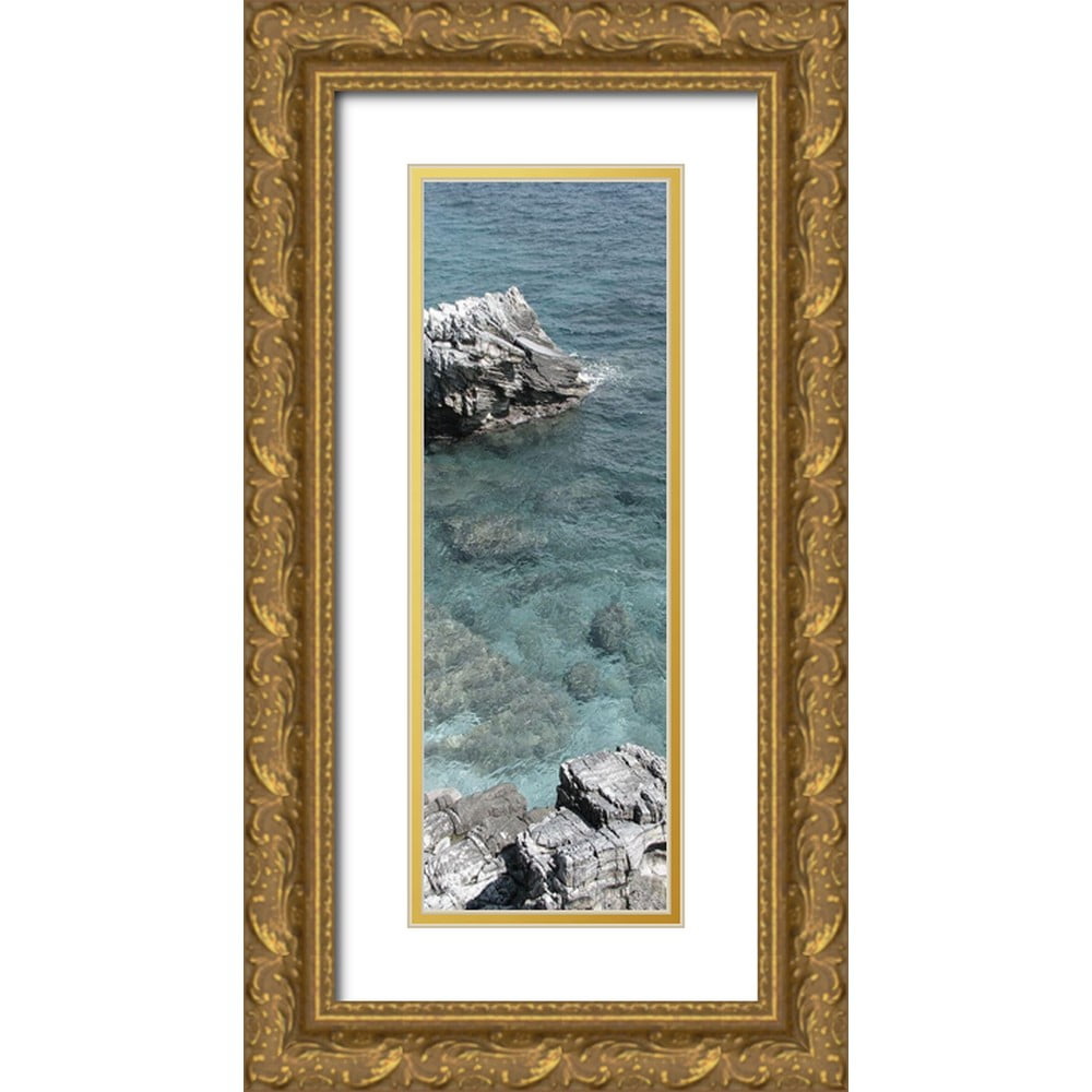 Lewis, Sheldon 7x14 Gold Ornate Wood Framed with Double Matting Museum ...