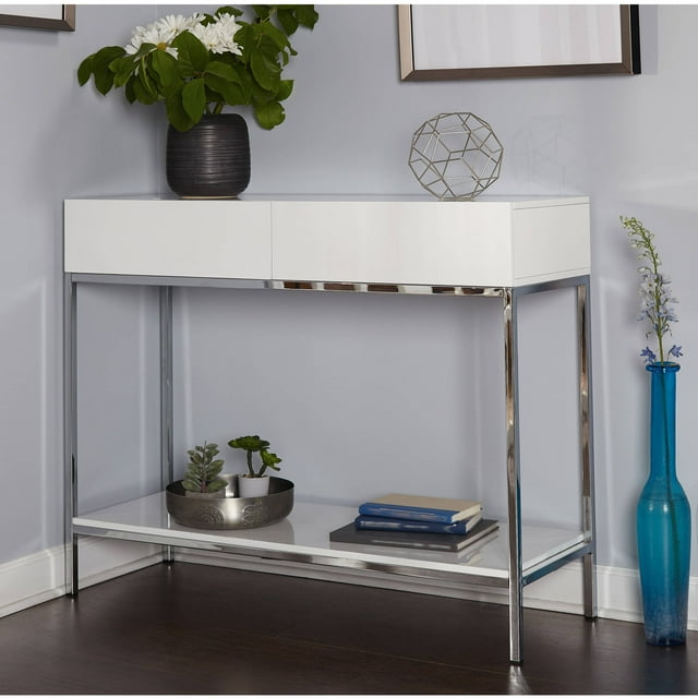 Lewis Sideboard/Console Table - Modern Style, Chrome Finish - Walmart.com