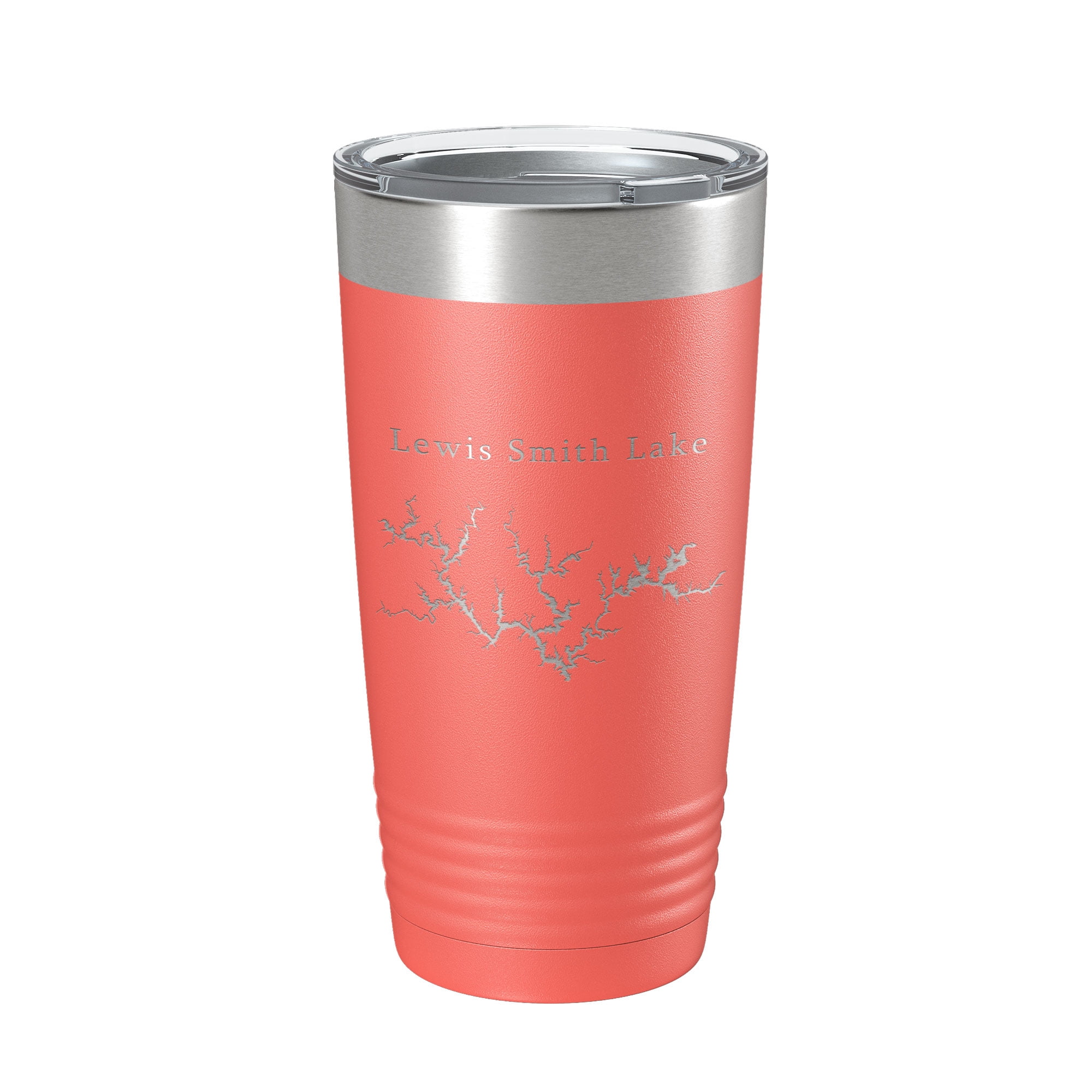 Lewis Smith Lake Map Tumbler Travel Mug Insulated Laser Engraved Coffee ...