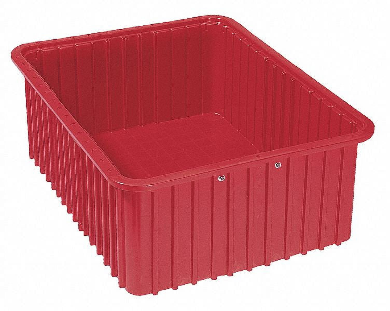 Lewisbins Divider Box,Red,HDPE,12 DC1025 Red - Walmart.com