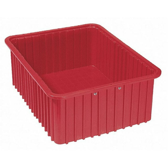 Lewisbins Divider Box,Red,HDPE,12 DC1025 Red - Walmart.com