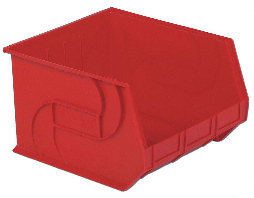 Lewisbins Hang and Stack Bin,Red,PP,11 in PB1816-11 Red PB1816-11 Red ...