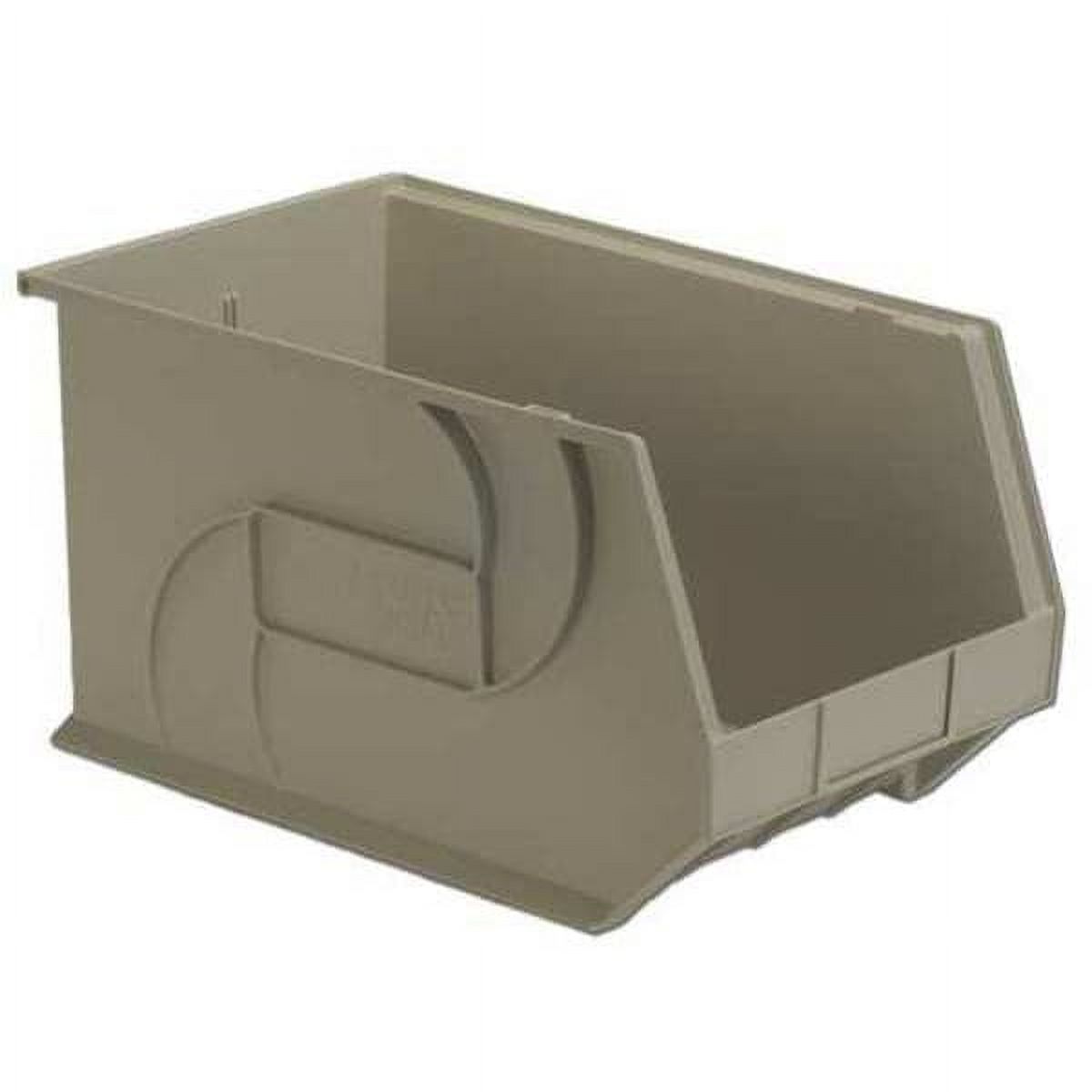 Lewisbins Hang and Stack Bin,Stone,PP,10 in PB1811-10 Stone - Walmart.com