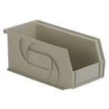 Lewisbins Hang and Stack Bin,Stone,PP,5 in PB105-5 Stone - Walmart.com