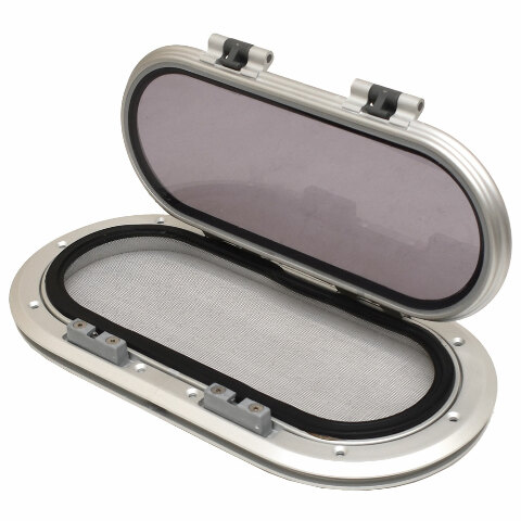 Lewmar Boat Portlight Window 391329992 | 13 3/4 x 5 3/4 Inch Aluminum ...