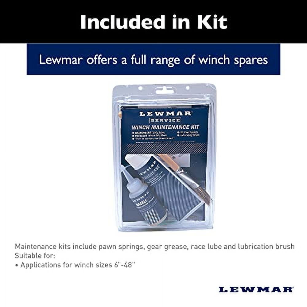 Lewmar Winch Maintenance Kit – for Basic Winch Maintenance for Your ...