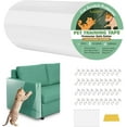 Lewondr Anti Scratch Cat Furniture Protector, 11.8" x 197" Clear Couch ...