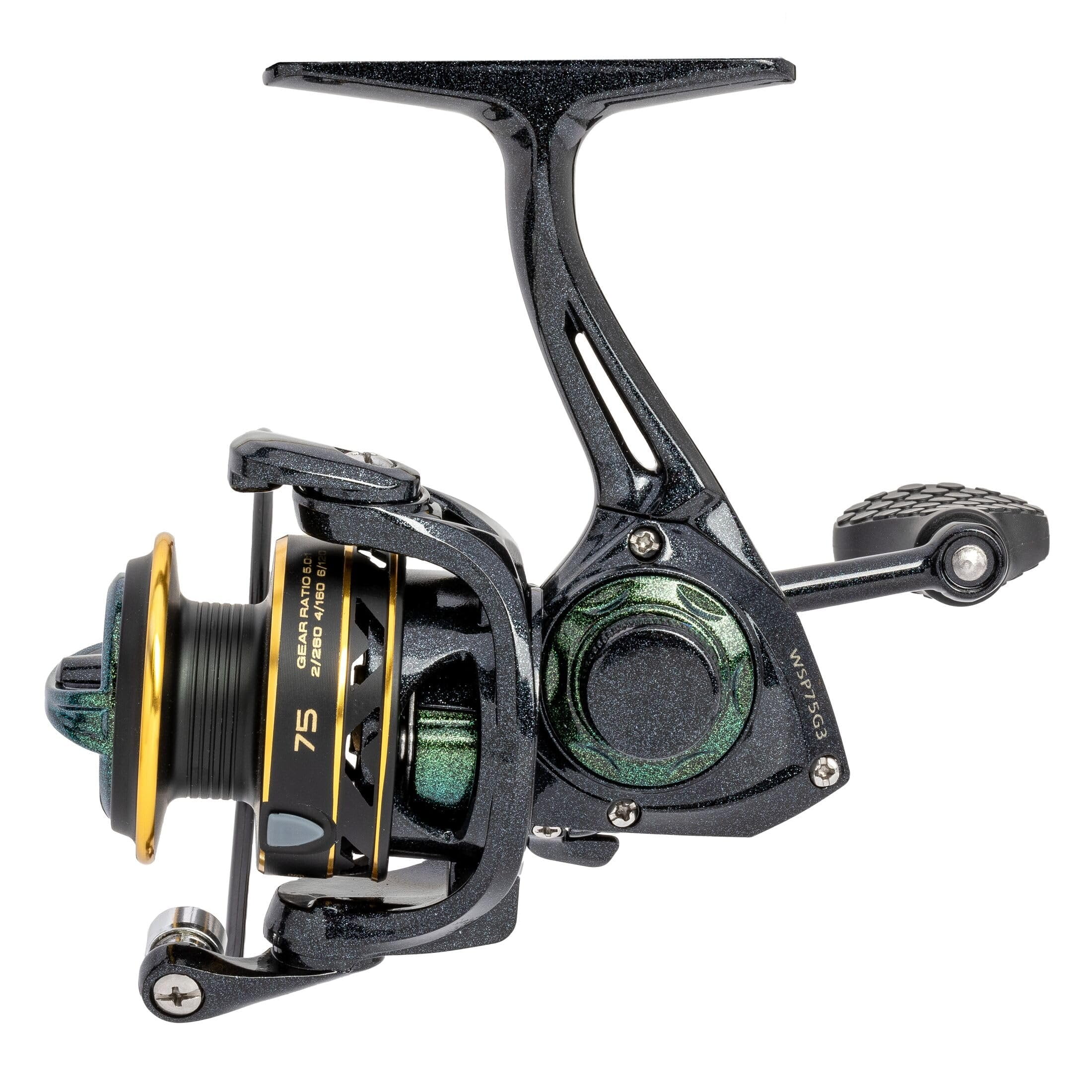Lews Wally Marshall Signature Series Spinning Fishing Reel, Size 75 ...