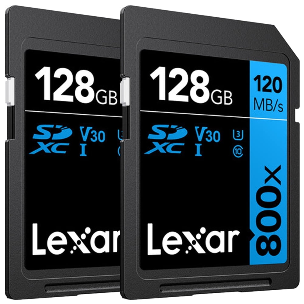 Lexar 128GB High-Performance 800x UHS-I SDHC Memory Card BLUE Series ...
