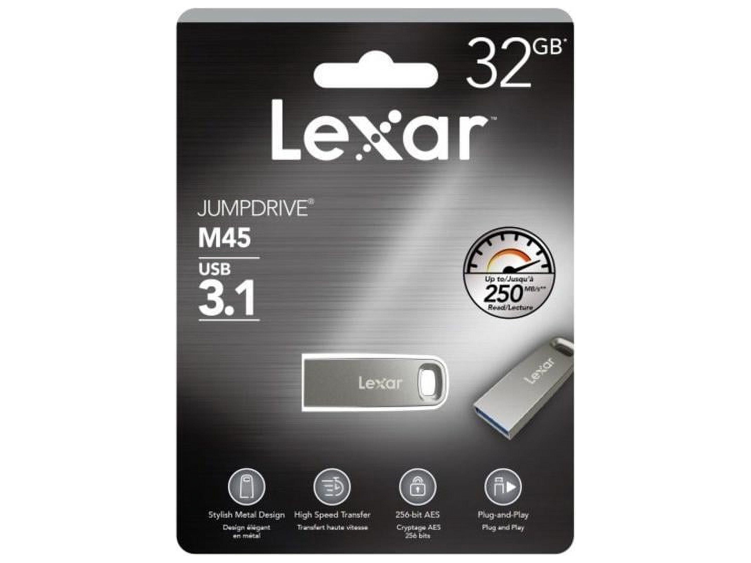 Lexar 32GB JumpDrive M45 USB 3.1 Flash Drive - Walmart.com