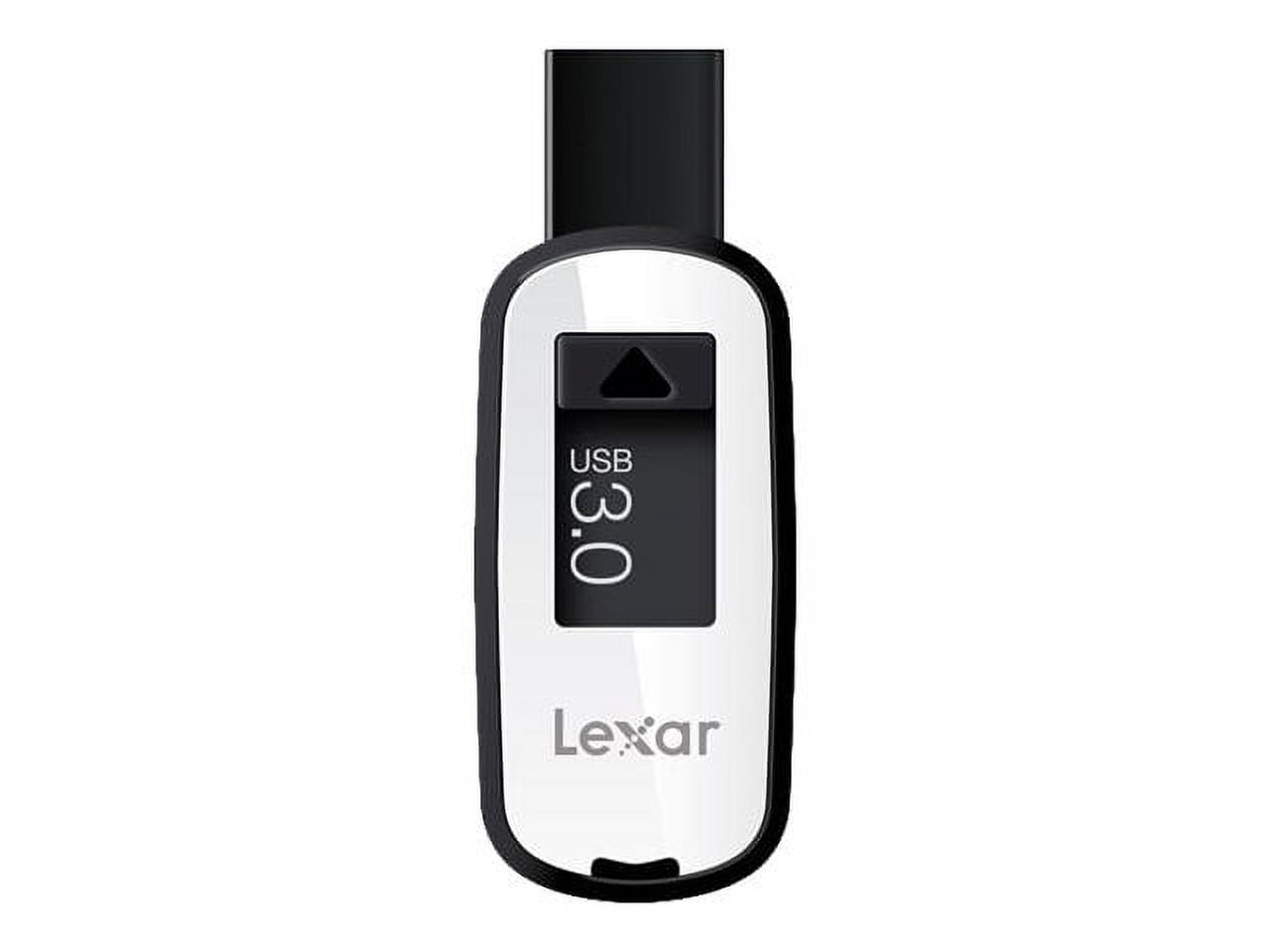 Lexar JumpDrive S23 - USB flash drive - 128 GB - USB 3.0 - black ...