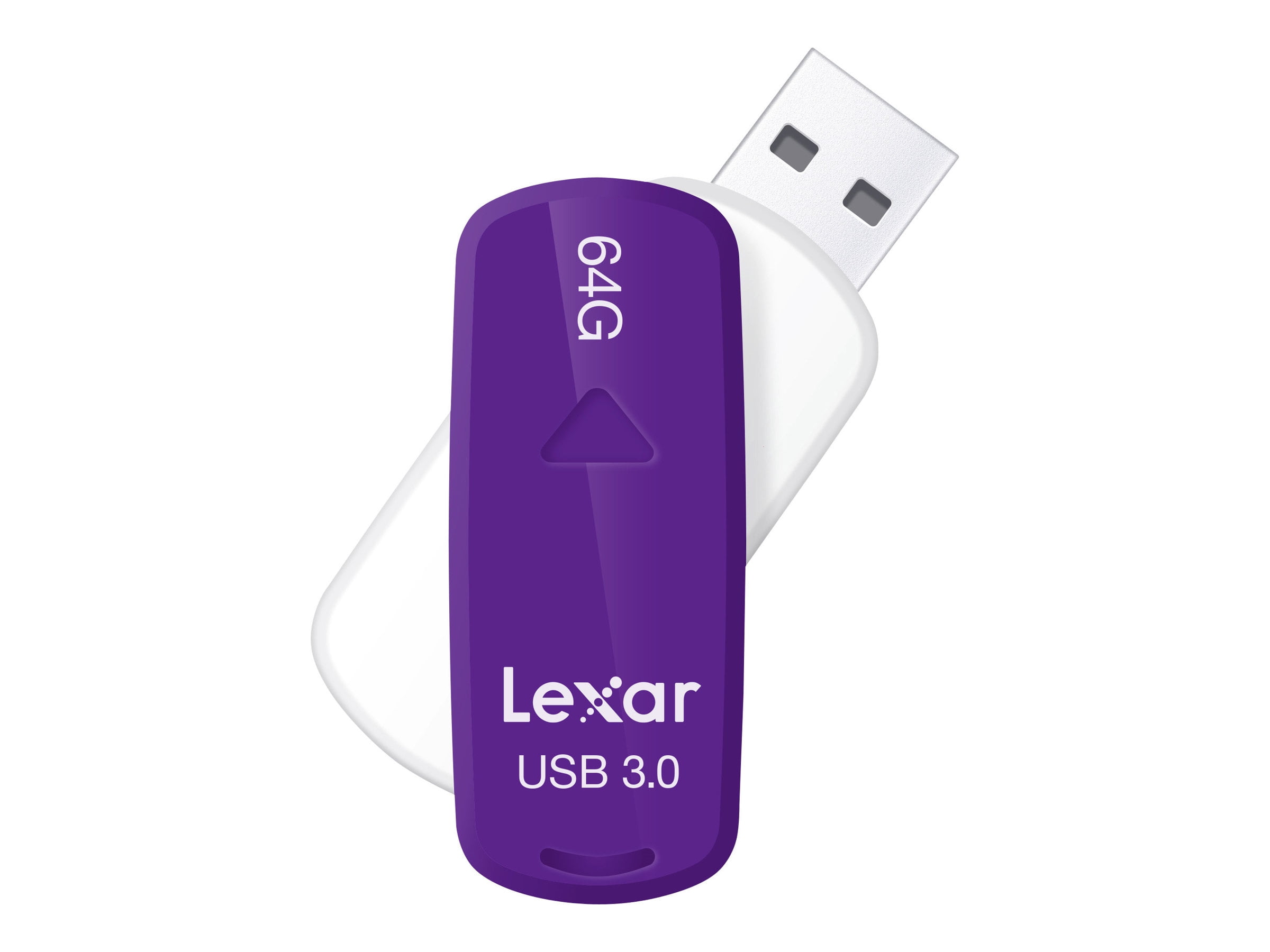 Lexar JumpDrive S35 - USB flash drive - 64 GB - USB 3.0 - purple ...