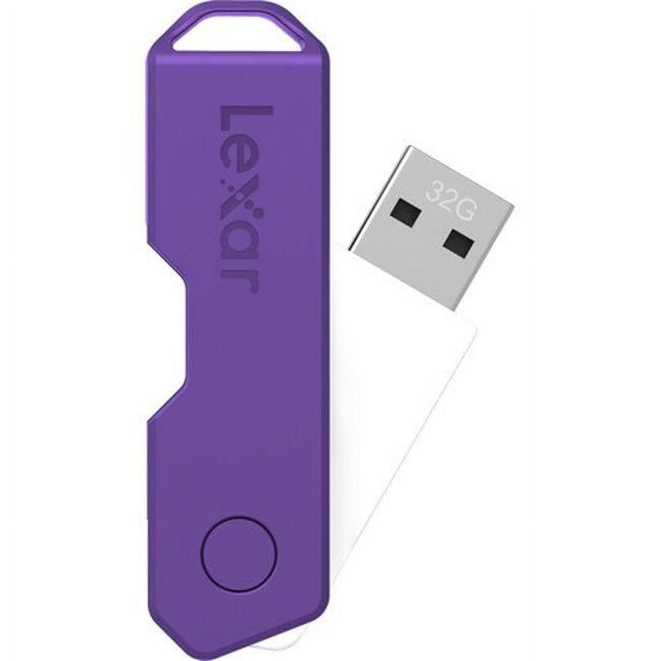 Lexar JumpDrive TwistTurn2 32GB USB 2.0 Flash Drive, Purple LJDTT2 ...