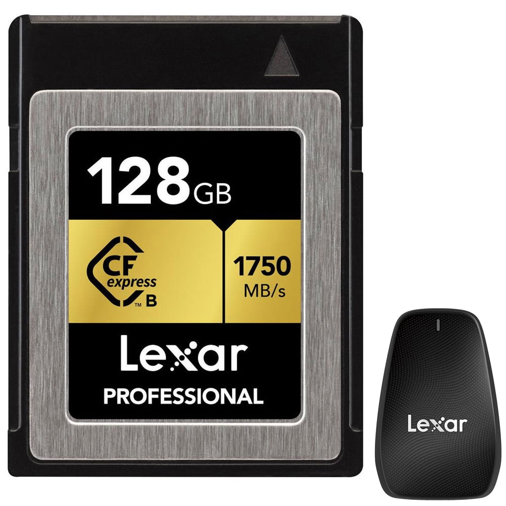 Lexar LCFX10-128CRBNA 128GB Professional CFexpress (CFX) Type B Memory ...