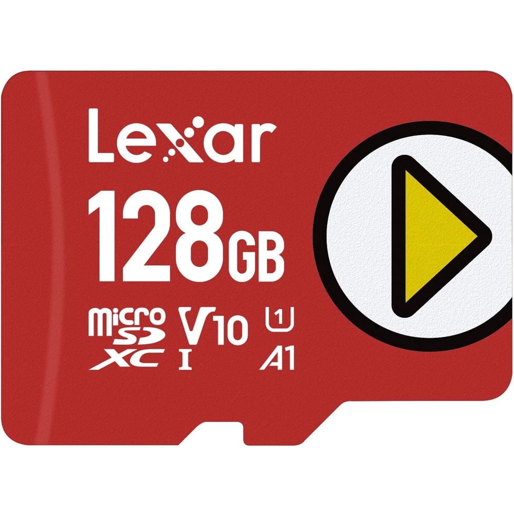 Lexar PLAY 128GB microSDXC UHS-I Memory Card, Up to 150MB/s Read ...