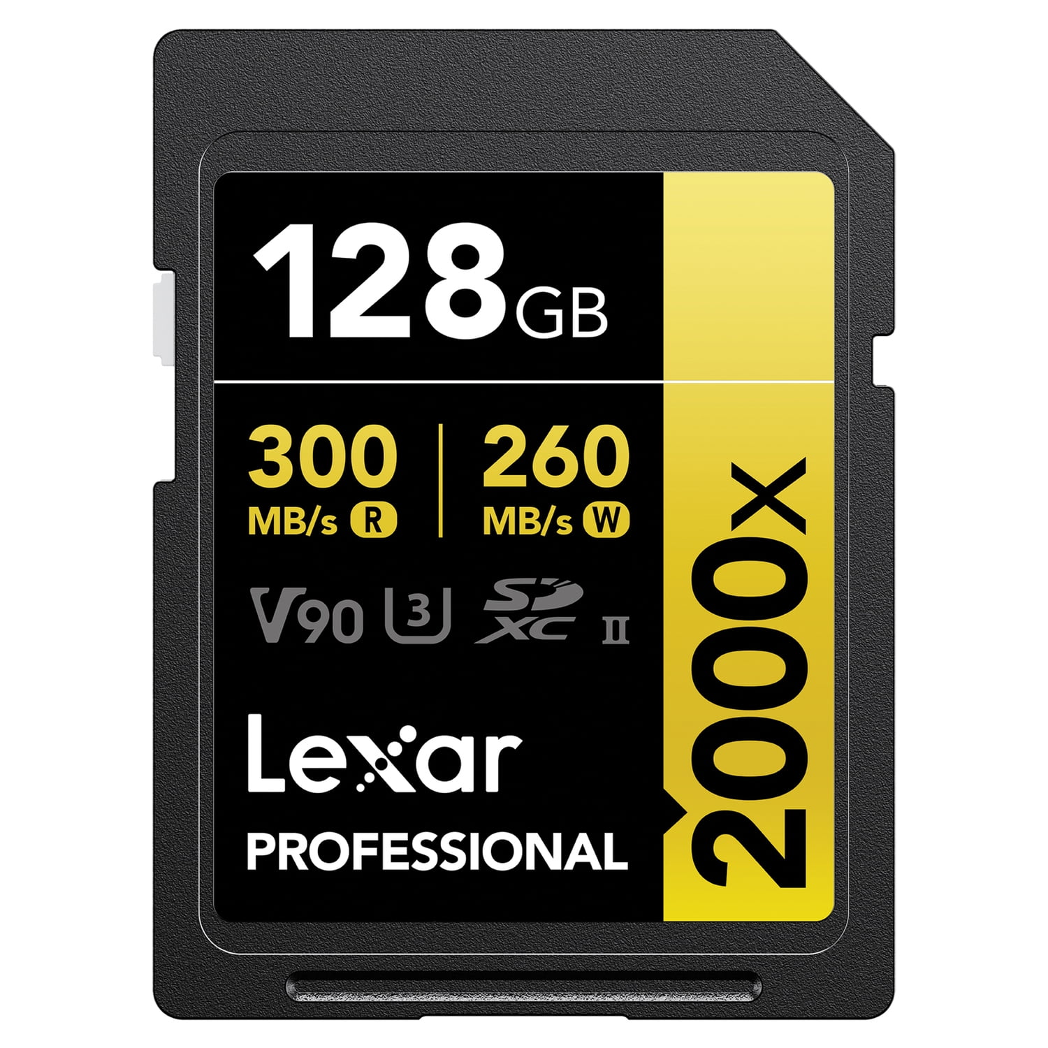 Lexar Professional 2000x SDHC/SDXC UHS-II Card (128 GB) - Walmart.com