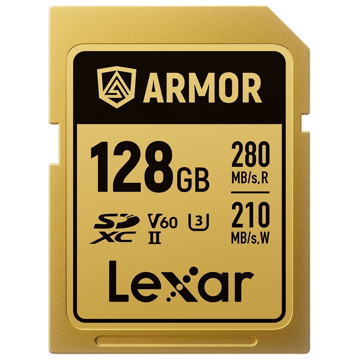 Lexar Professional ARMOR GOLD 128GB UHS-II V60 SDXC Memory Card ...