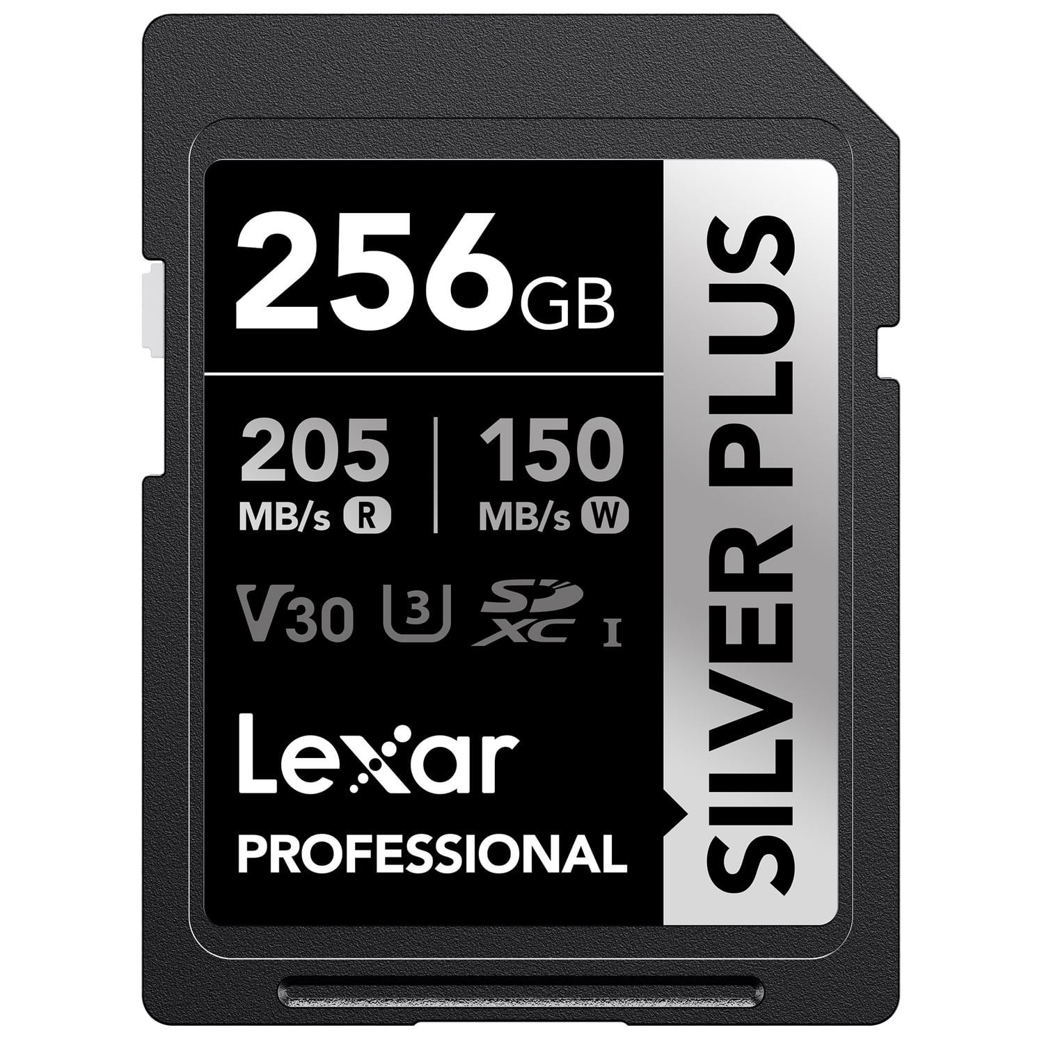 Lexar Professional SILVER PLUS SDXC UHS-I Card (256 GB) - Walmart.com