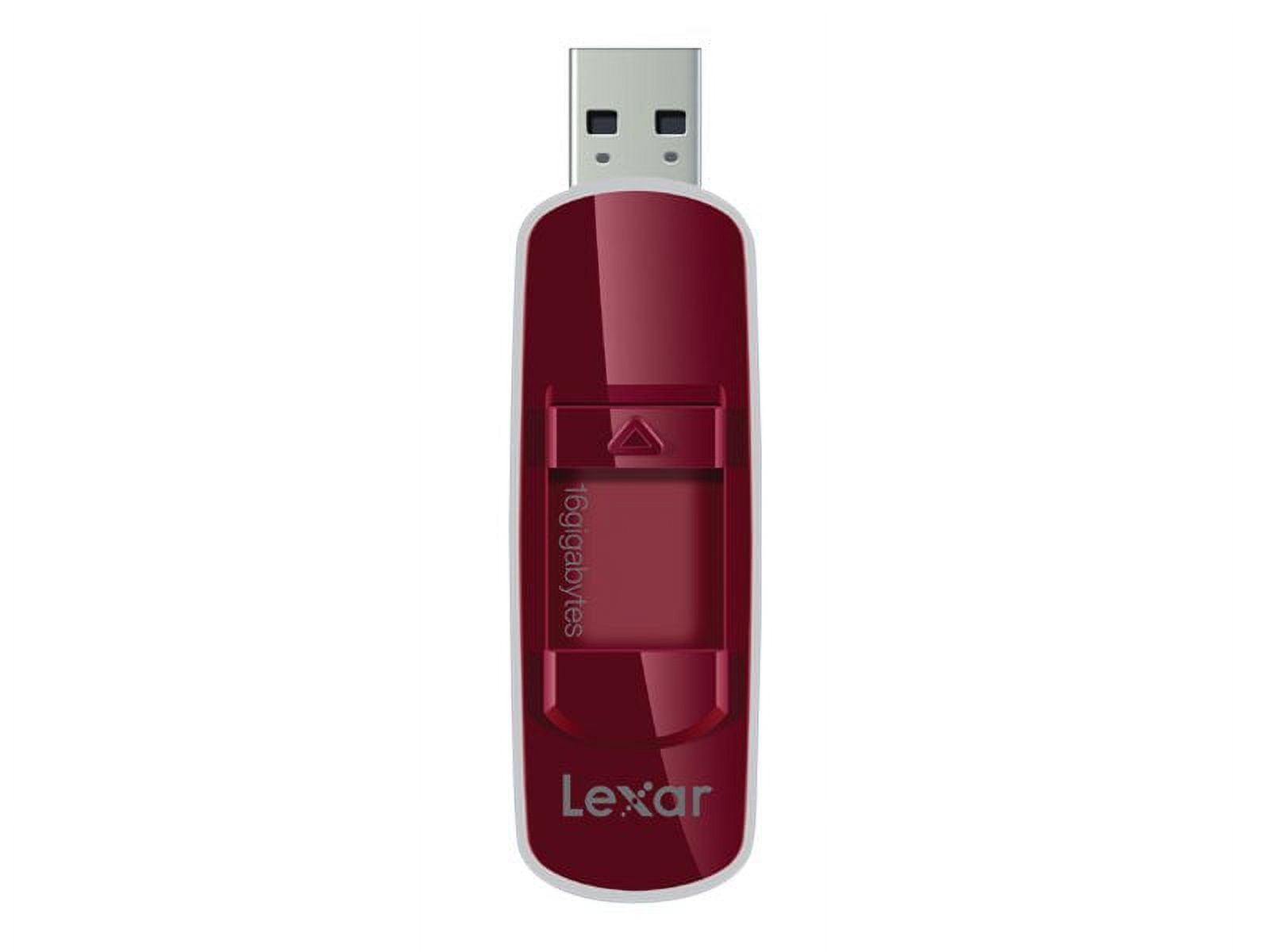 Lexar S70 16GB JumpDrive Flash Drive - Retractable Connector, Gray ...
