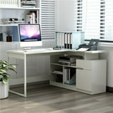 Lexi 55' Corner Computer L Shaped Desk - Walmart.com