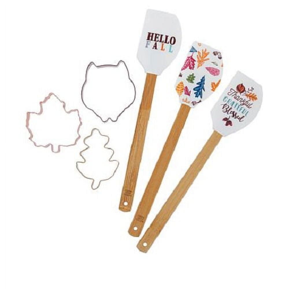 Lexi Home 6-Piece Silicone Spatula & Cutter Set - Walmart.com