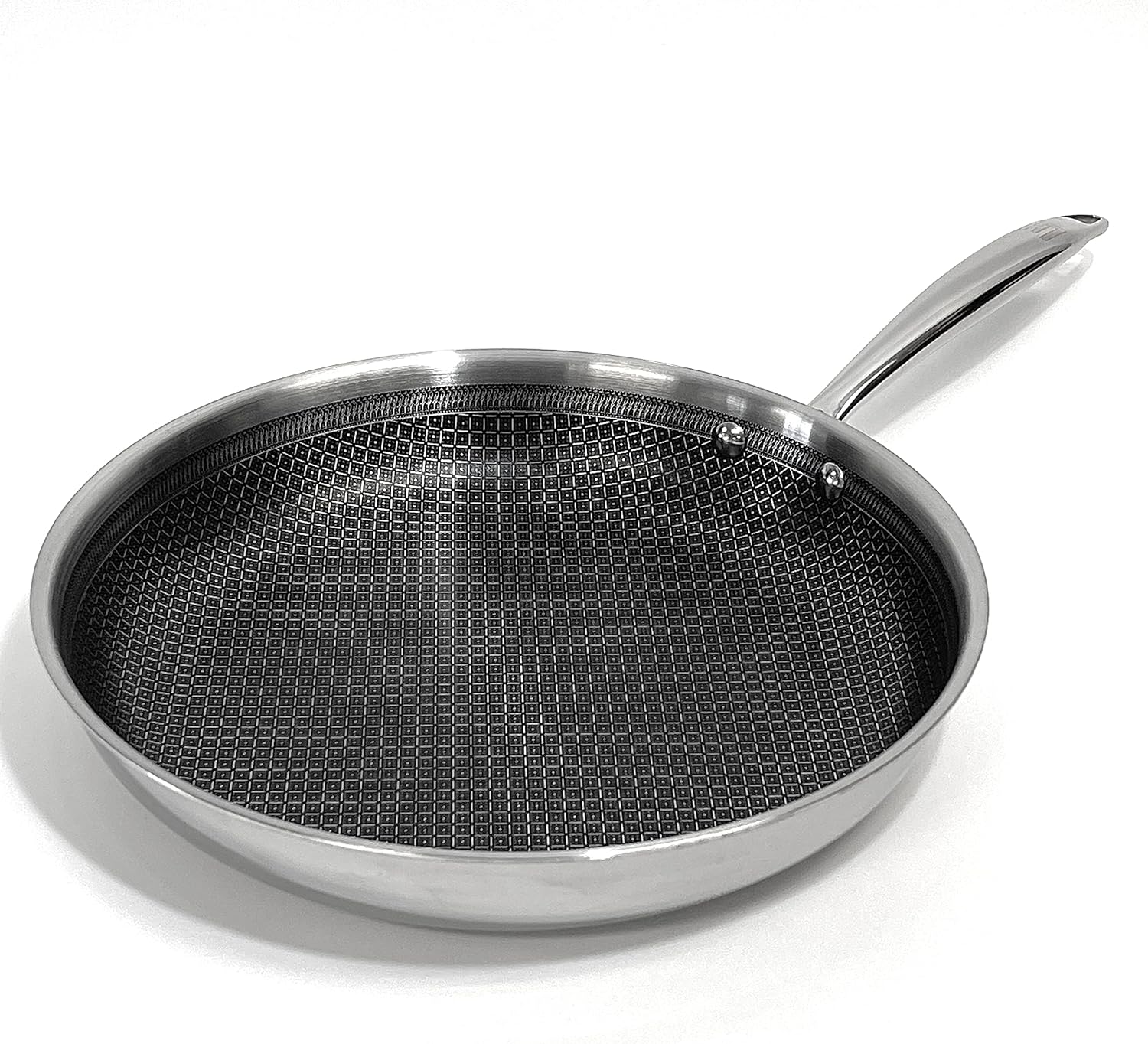 Tri-Ply Clad 12 in Stainless Steel Fry Pan - Walmart.com