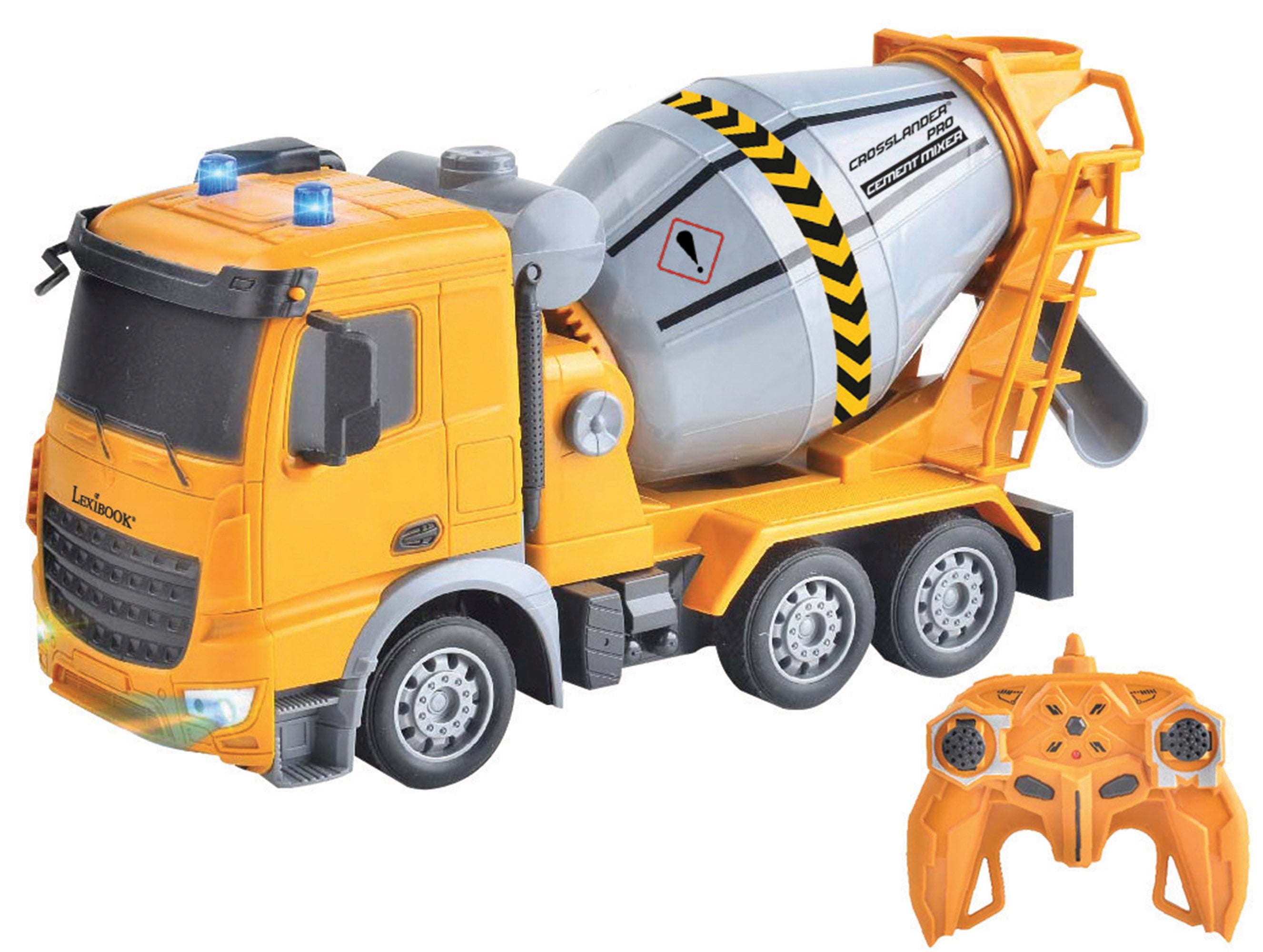 Lexibook, Crosslander pro RC Concrete Mixer, Remote Controlled Truck ...