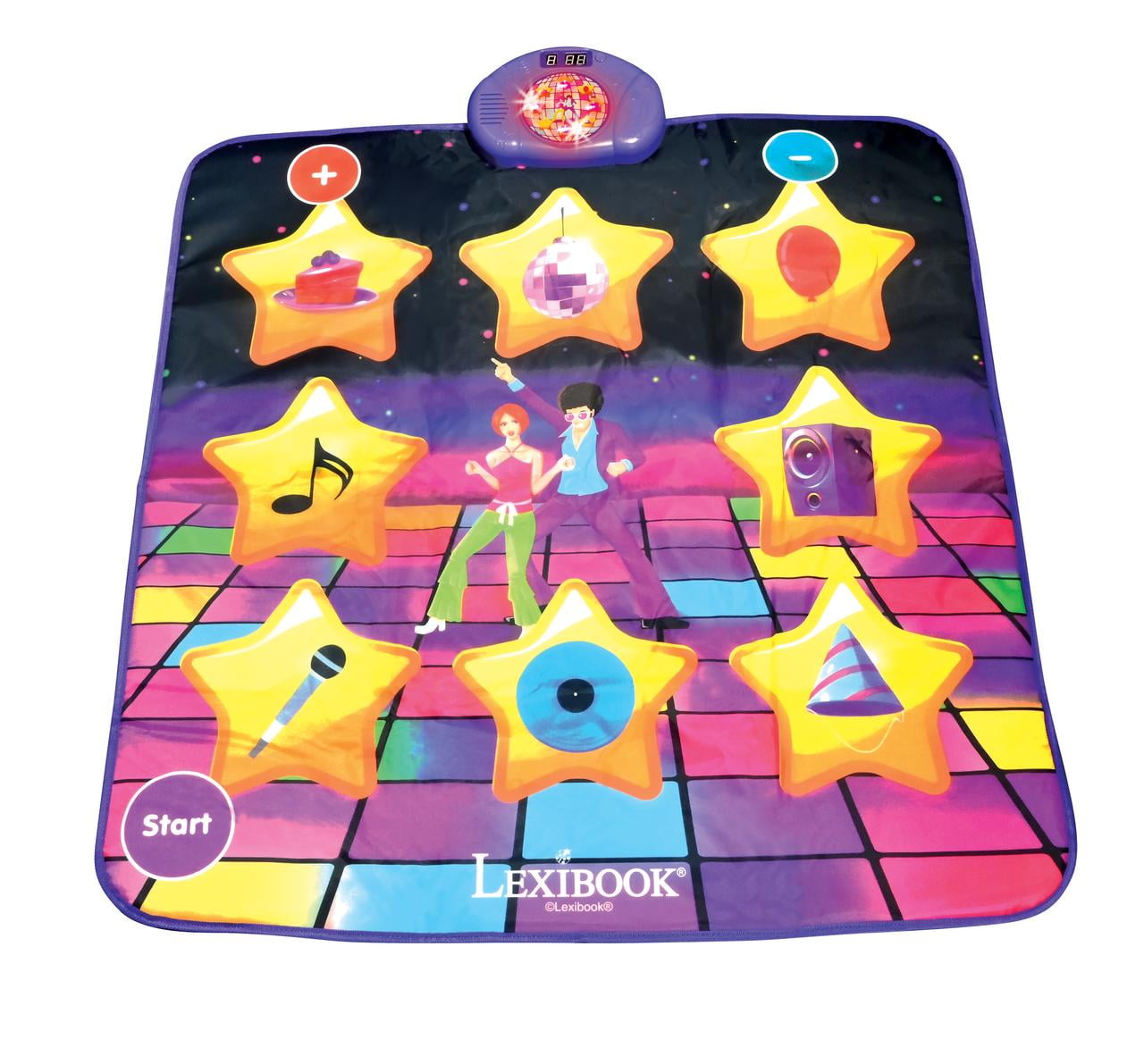Lexibook Electronic, Bluetooth and luminous dance mat with 6 game modes ...