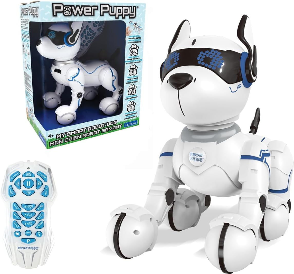 Lexibook Power Puppy - My Smart Dog Robot to Train - Programmable Robot ...