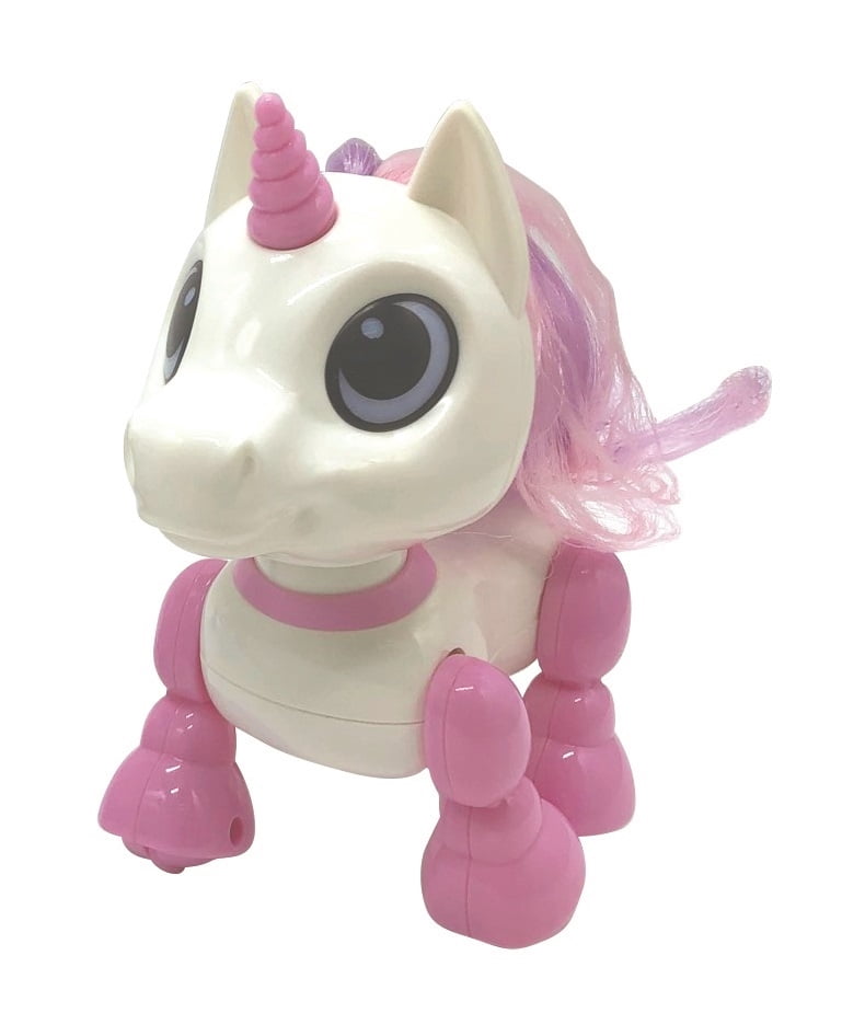 Power Unicorn Mini - Unicorn robot with light and sound effects. hand ...