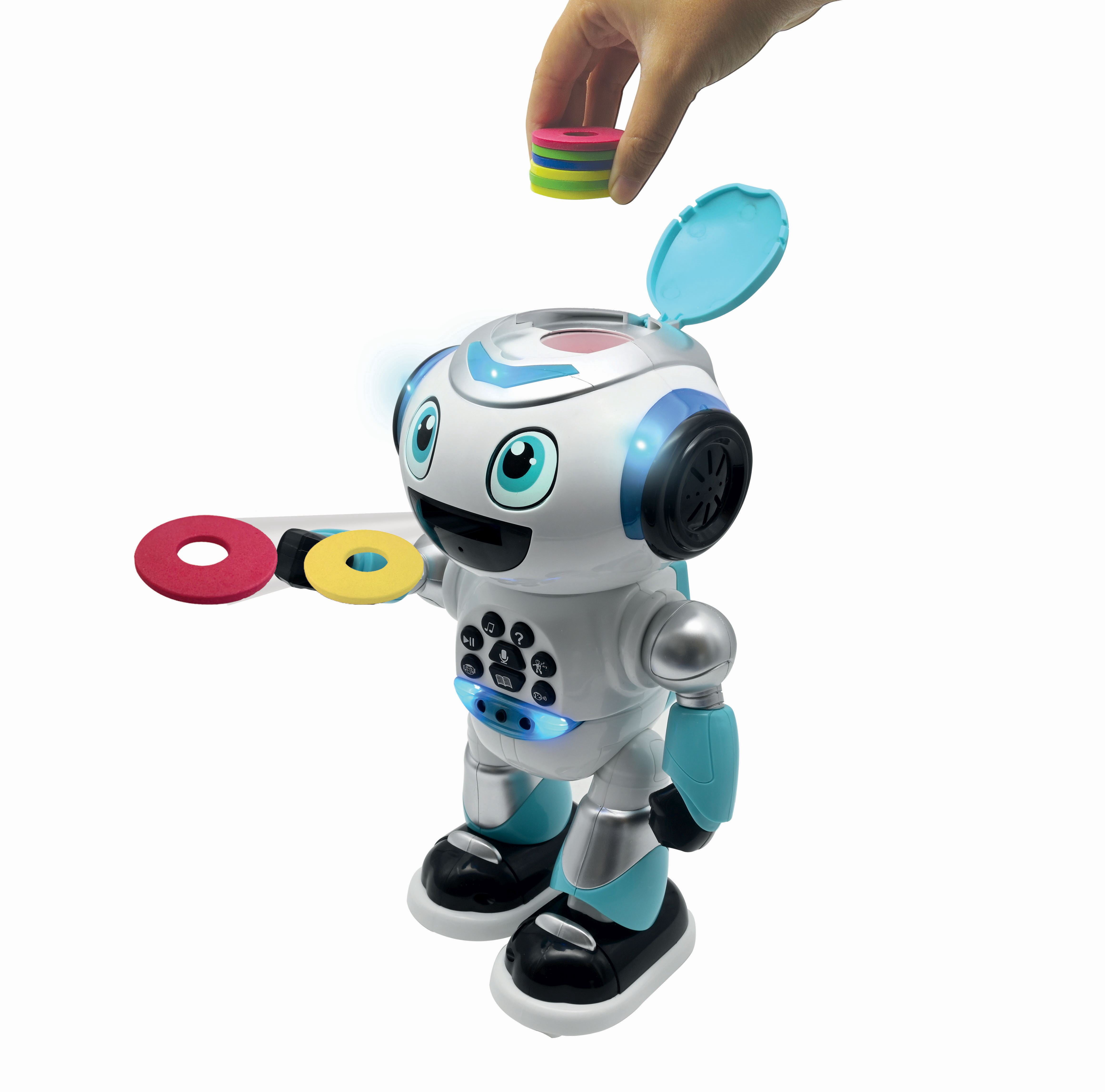 Lexibook Powerman® Advanced STEM Robot: Quiz, Music, Games, Disc ...