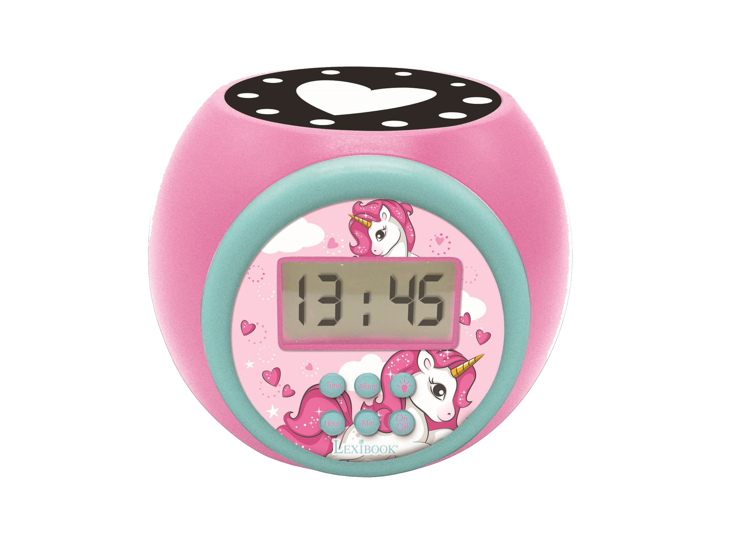 Lexibook Unicorn Projector Alarm Clock with Timer RL977UNI - Walmart.com