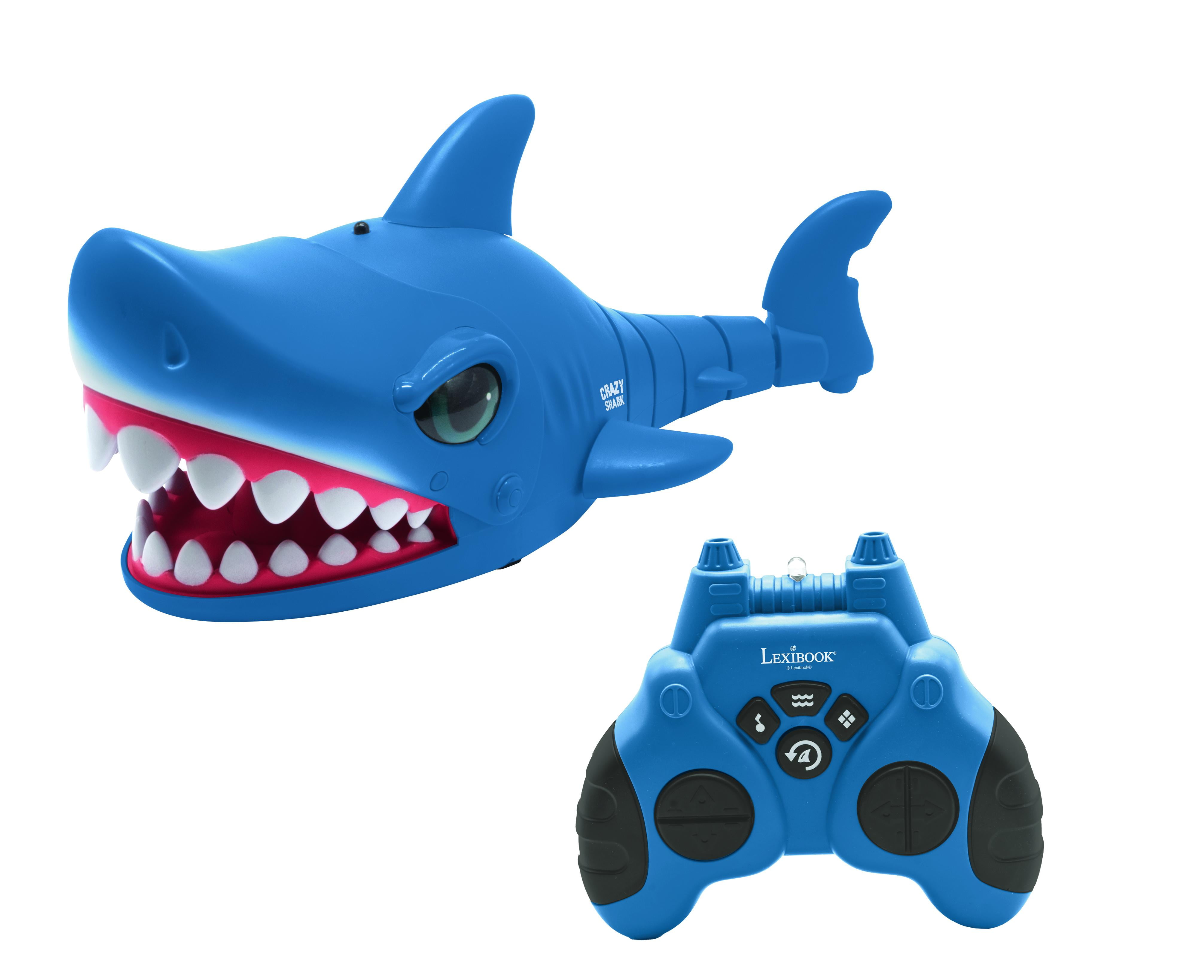 LexibookRC Shark – Remote controlled Crazy Shark with sound effects ...